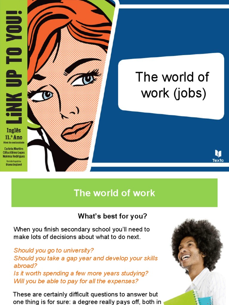 The World of Work (Jobs) | PDF | Blue Collar Worker | Economies
