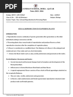 Class 12 Biology Chapter 1 Notes | PDF | Flowers | Seed