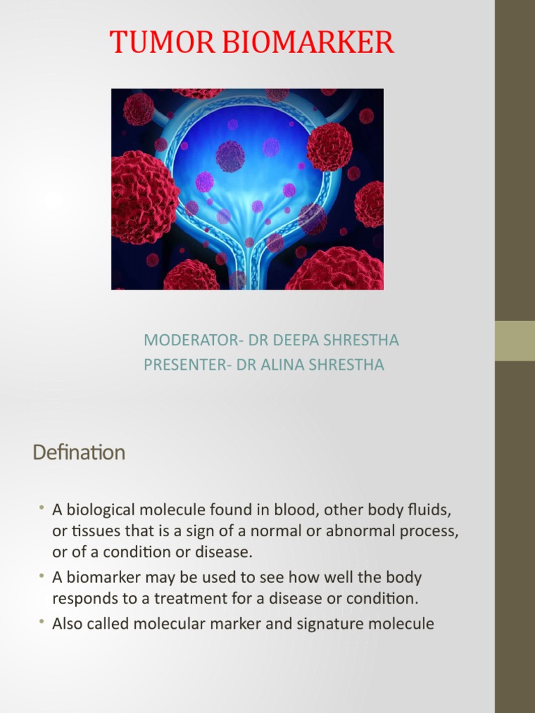 Tumor Marker | PDF | Prostate Specific Antigen | Biomarker