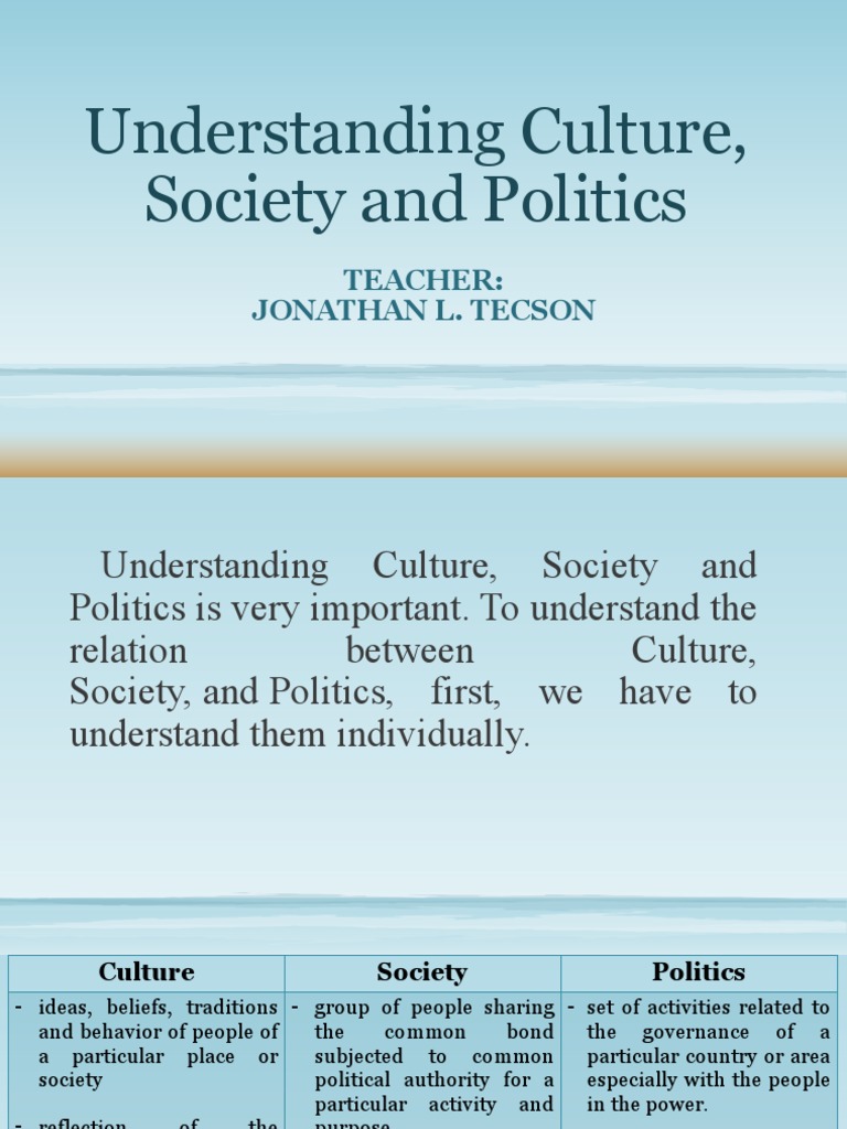 UCSP Q1 Lesson 1 - Ver1 | PDF