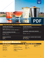 Topgolf Menu and Pricing Details | PDF | Hamburgers | Anheuser Busch Brands