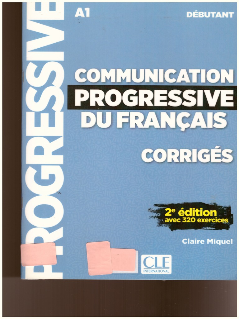 Communication Progressive A1 (2018) - Corrigés | PDF