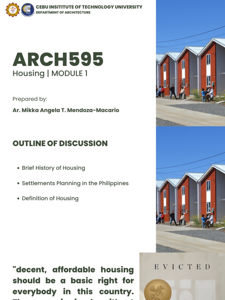 Introduction To Architectural Housing | PDF