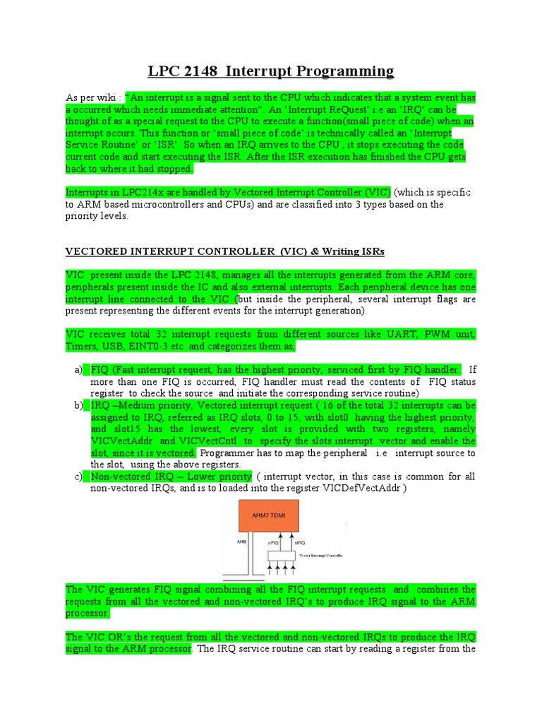 MCES 18CS44 Unit4 Interrupts 2023 | PDF