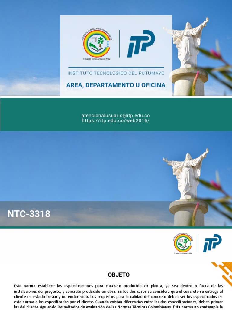 Formato Diapositivas ITP | PDF | Hormigón