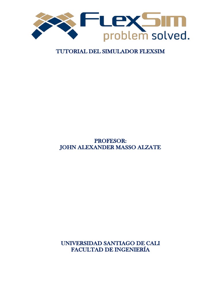 Tutorial Completo de FlexSim 2023 | PDF | Ventana (informática) | Simulación