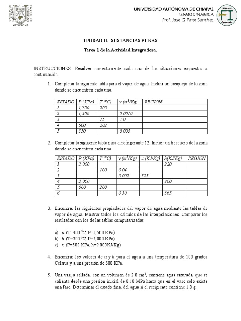 Tarea2. Termo | PDF