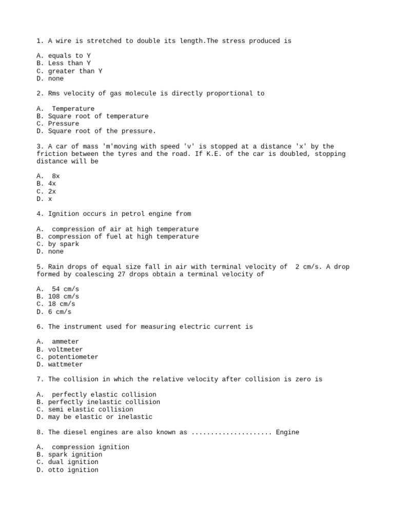 IOE Model Questions | Download Free PDF | Electron | Wavelength