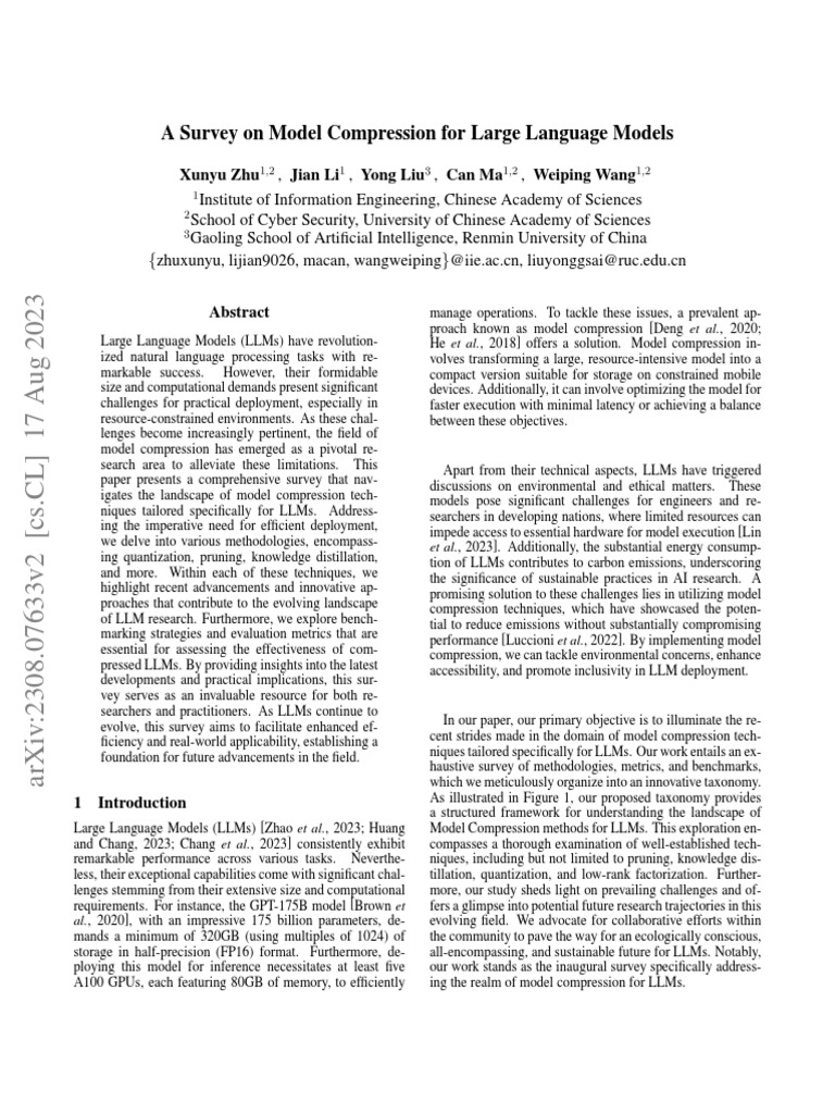 Llm Compression Techniques Pdf Data Compression Computing