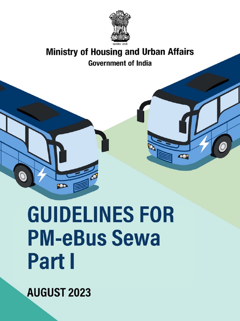 PM E Bus Sewa Guidelines - MoHUA | PDF | Bus | Infrastructure