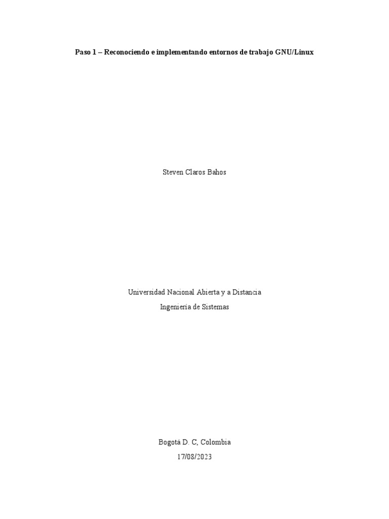 Paso 1 | PDF | Negocios | Tecnología