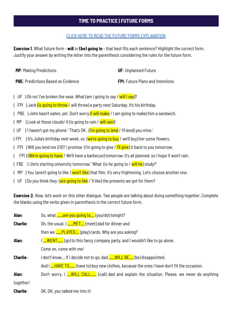 SOPHIE MENEZES - Y7 Project - Practice Future Forms | PDF