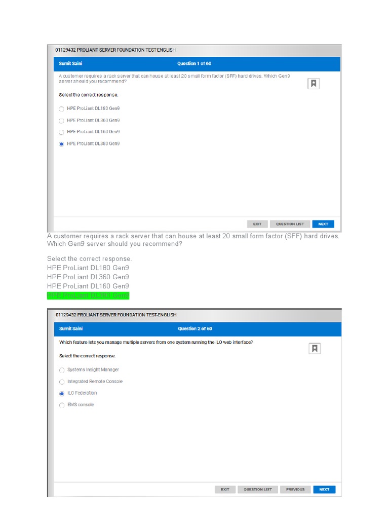 HPE Standard ProLiant and Blade Server Service and Solution ...