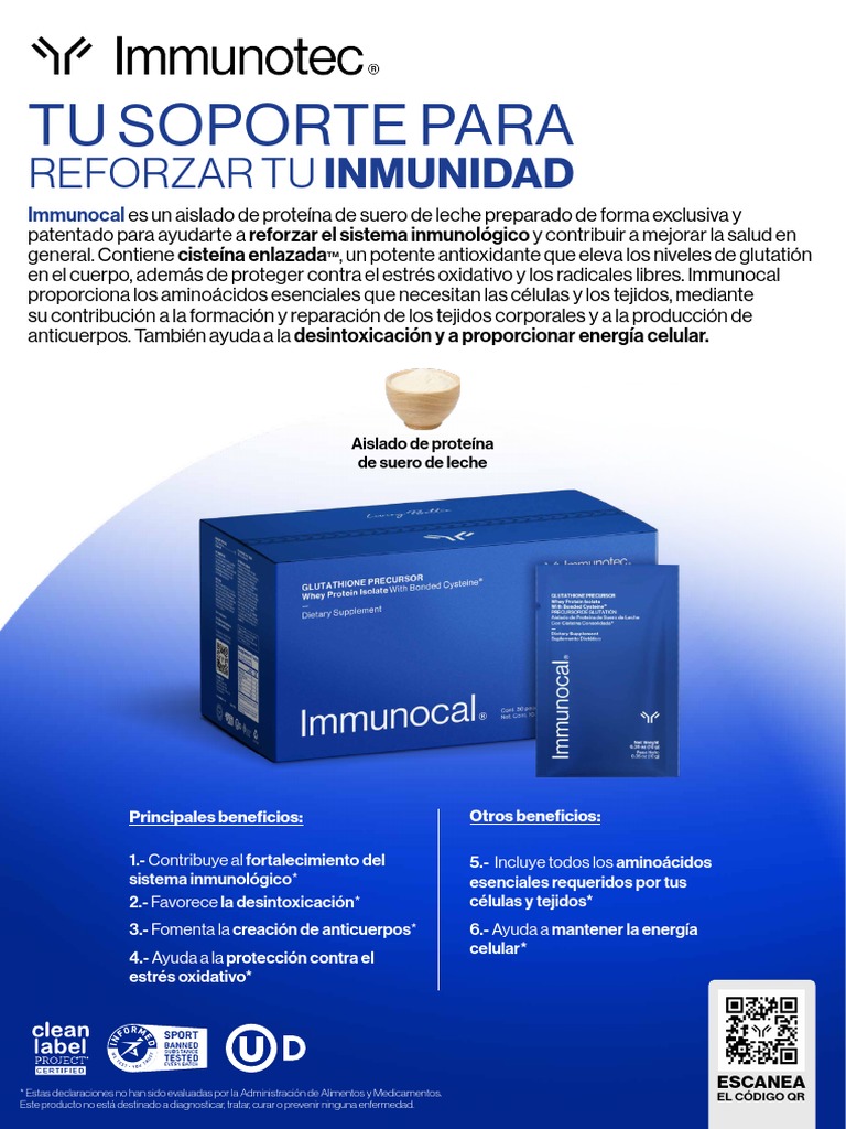 Immunocal Basico Flyer | PDF