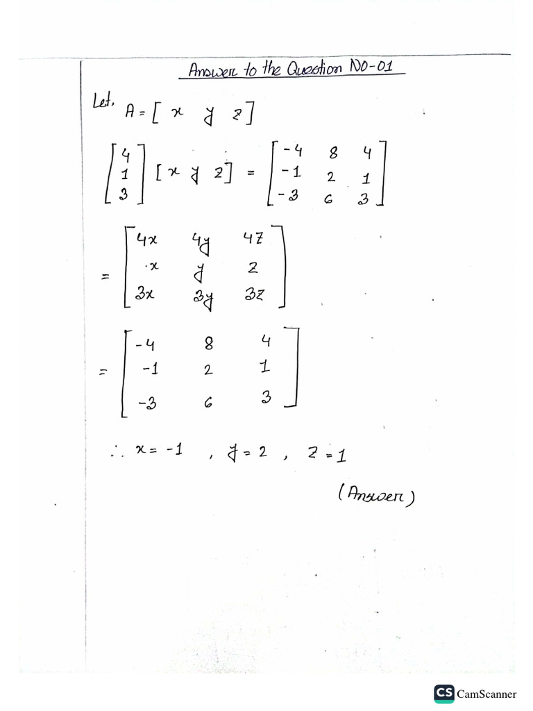 Math Assignment | PDF