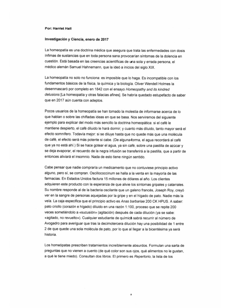 Textos Homeopatía | PDF