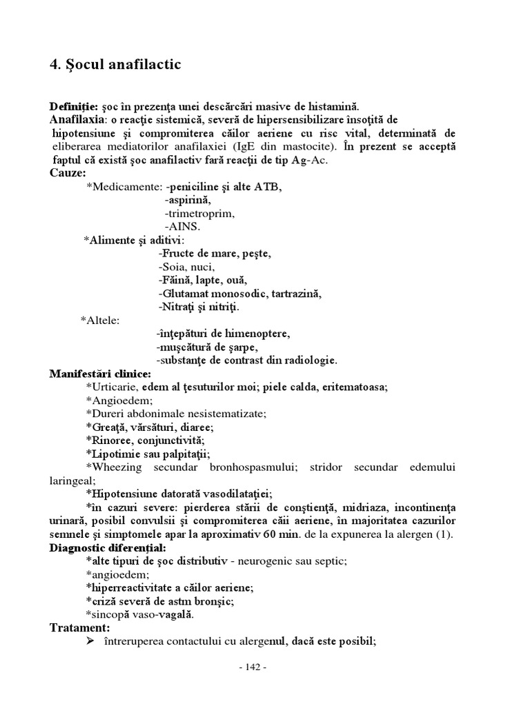 Socul Anafilactic | PDF