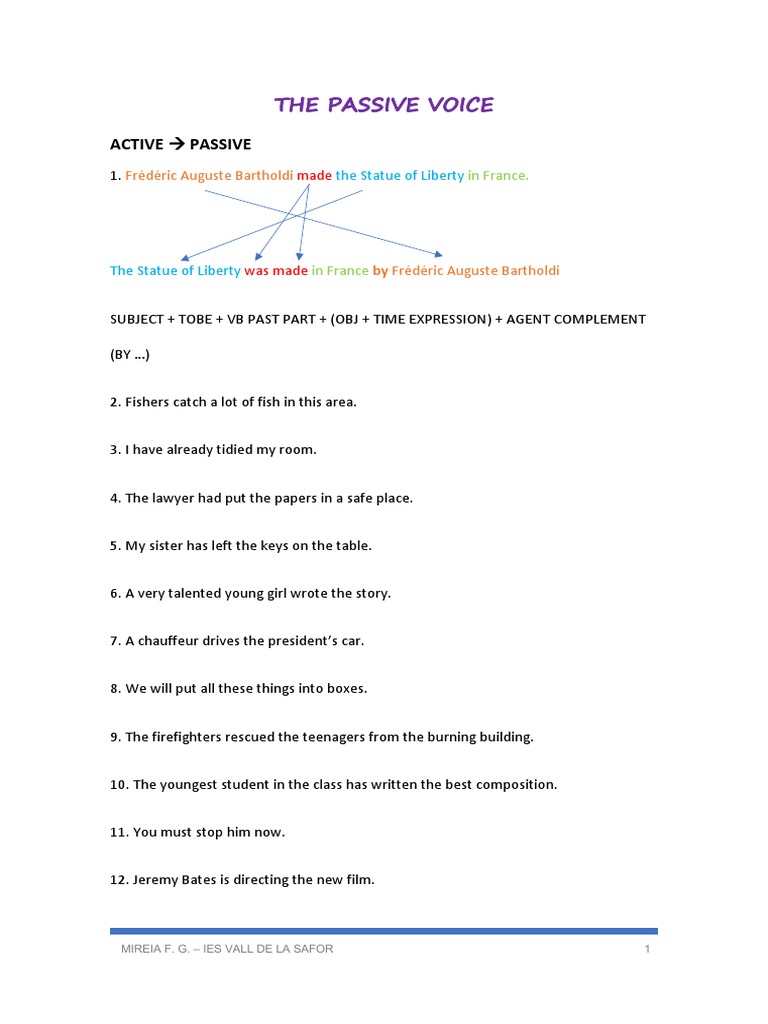 Passive 1 | PDF | Linguistic Typology | Linguistics