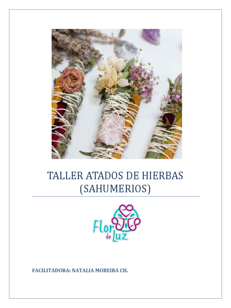 Taller Atados de Hierbas (Sahumerios) | PDF | Incienso