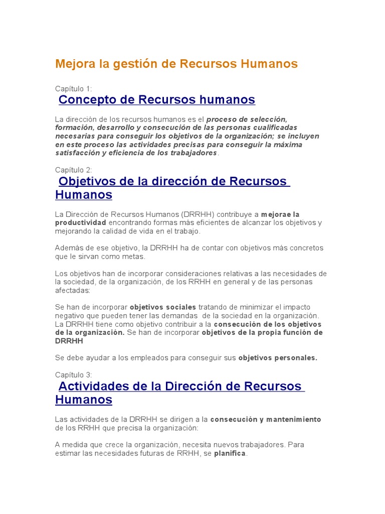 Clase 10 Mejora La Gestión de Recursos Humanos | PDF | Gestión de recursos humanos | Salario