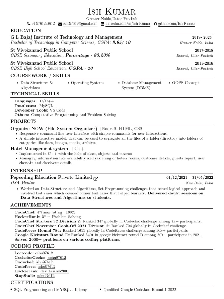 Ish Kumar | PDF | Databases | Computer Programming