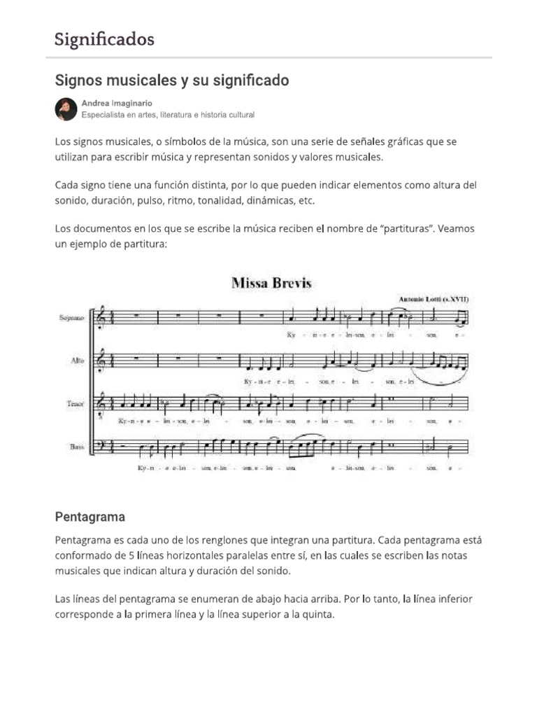 Los Símbolos Musicales | PDF