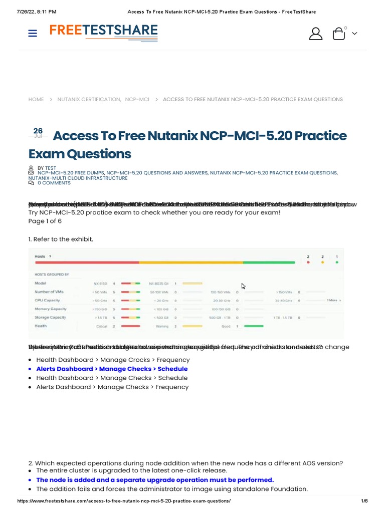 Free Nutanix NCP-MCI Exam Prep | PDF