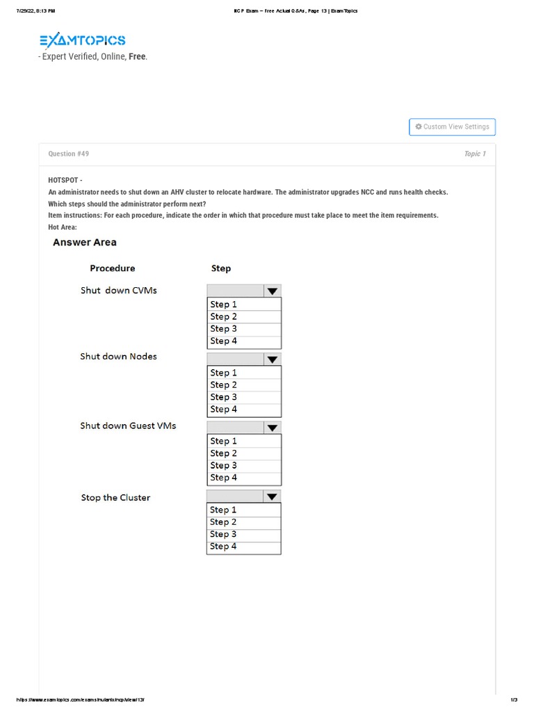 Nutanix NCP Exam Q&A Guide | PDF | Computer Cluster | Mobile App