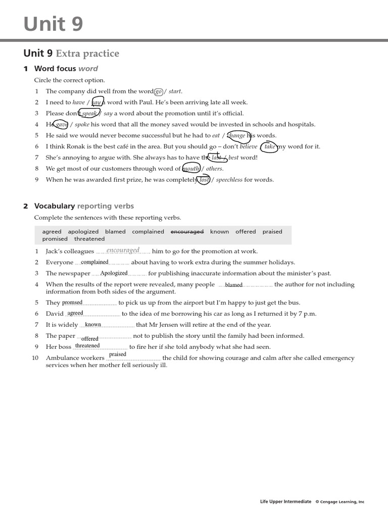Upper-Int Unit9 Extrapractice Be Cesar Carasco | PDF
