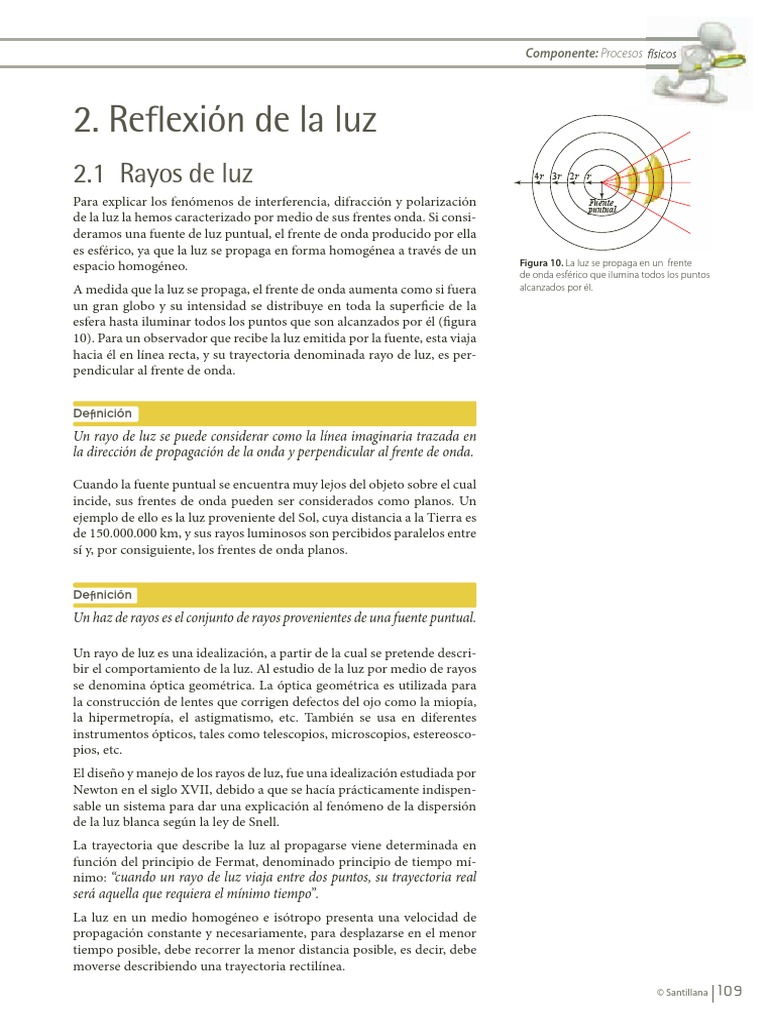 Definición y Ley de Reflexión de Luz | PDF | Reflexión (Física) | Ligero
