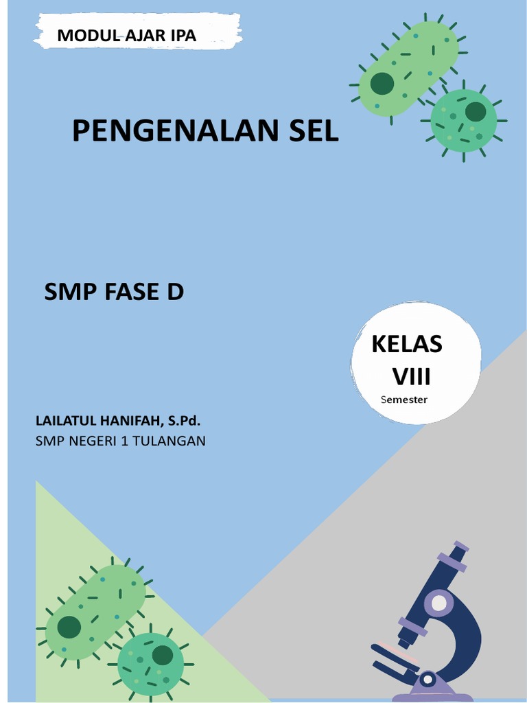 Modul Ajar Sel 1 | PDF | Karier & Perkembangan | Pengembangan Diri