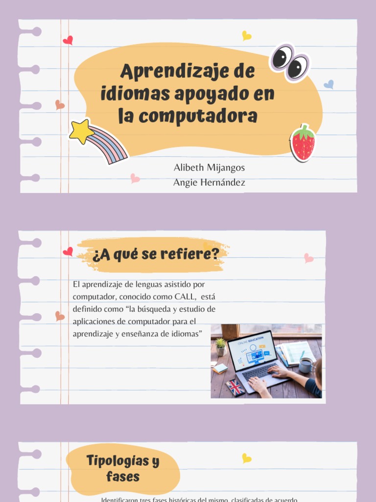 Aprendizaje de Idiomas Apoyado en La Computadora | PDF