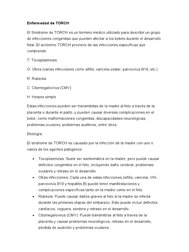 Maternoo ENFERMEDAD TORCH | PDF | La leche materna | Leche