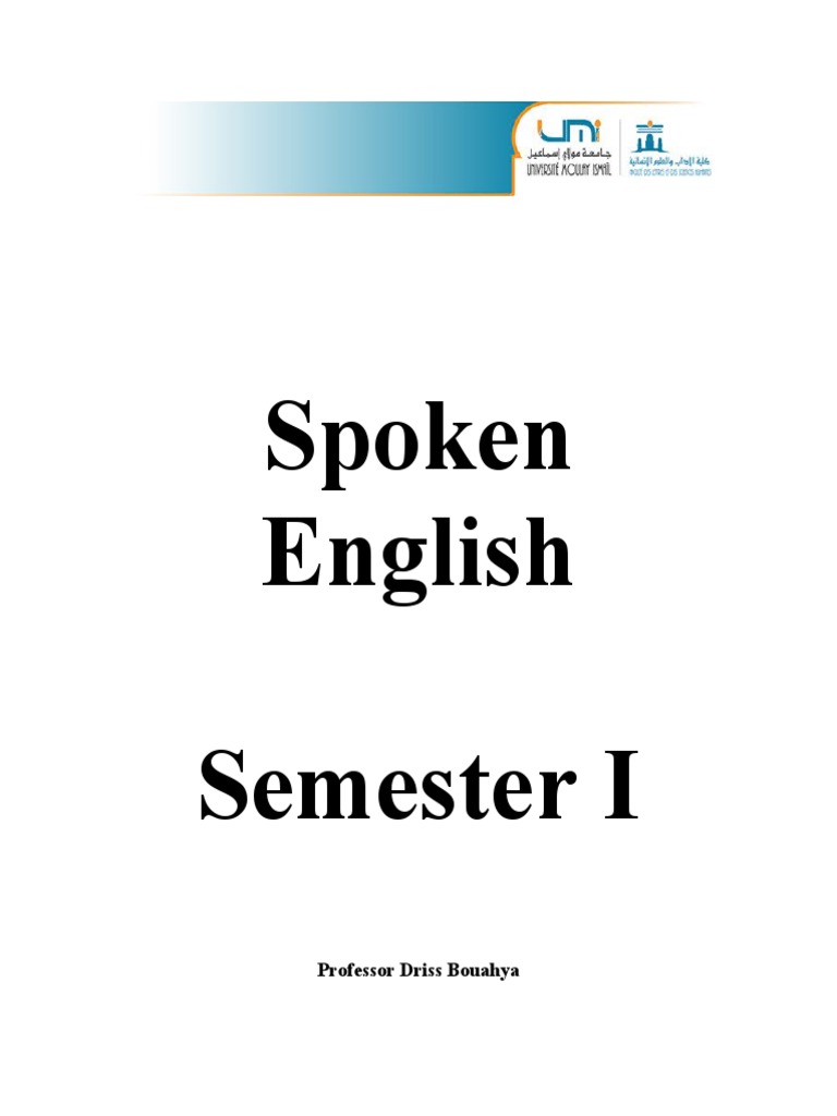 Spoken English for Beginners | PDF