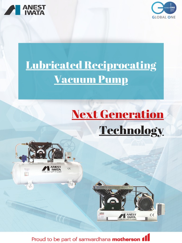 Reciprocating Vacuum Pump | PDF | Pump | Mechanical Engineering