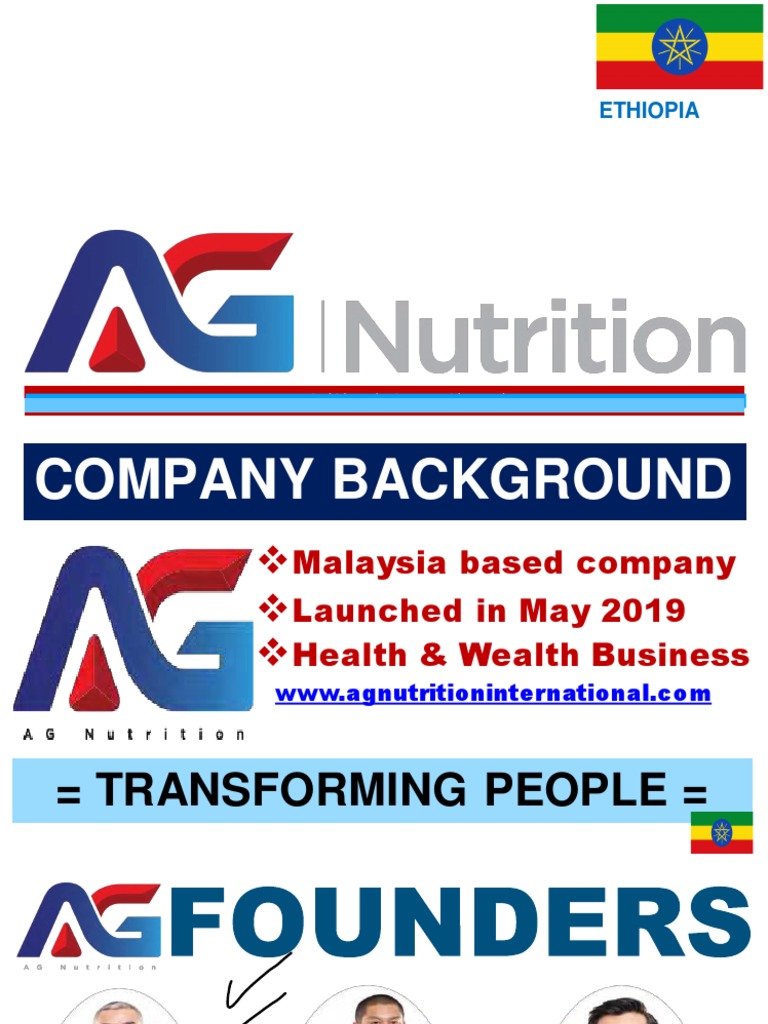 AG Nutrition ETHIOPIA PRESENTATION 2023 APRI | PDF | Cancer | Medical ...