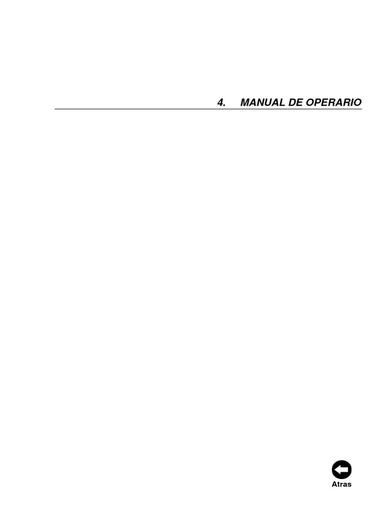 4-Manual de Operario | PDF | Scada | Ingenieria Eléctrica