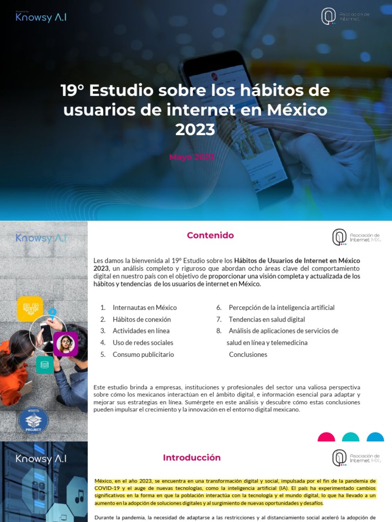 19 Estudio Sobre Los Hai-Bitos de Usuarios de Internet en Mei-Xico 2023 ... 19 Estudio Sobre Los Hai-Bitos de Usuarios de Internet en Mei-Xico 2023 ...