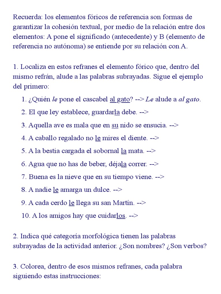 2 - Refranes - Prácticas | PDF