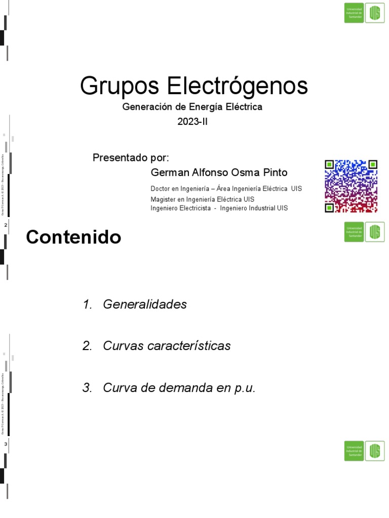 Qué es un Genset y su funcionamiento | PDF