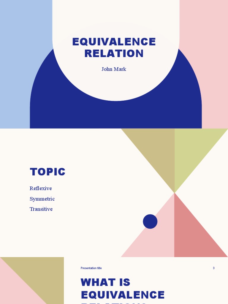 Equivalence Relation | PDF