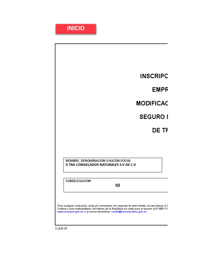 Clem 1 Xtra Congelados | PDF | Cloruro de polivinilo | Transporte