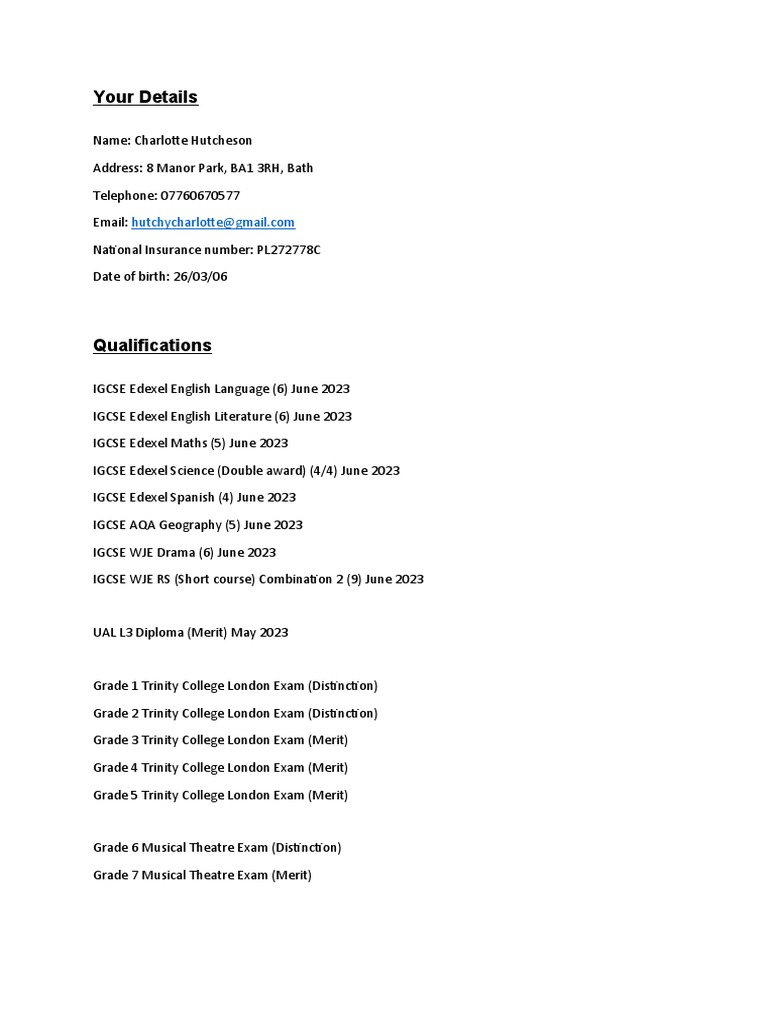Crib Sheet Baseline Assessment | PDF