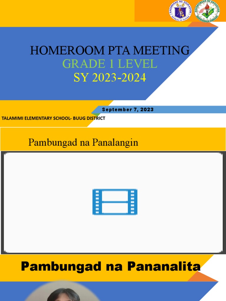 Homeroom Pta Meeting | PDF