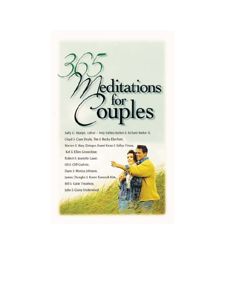 Meditations For Couples | Download Free PDF | Love | Prayer