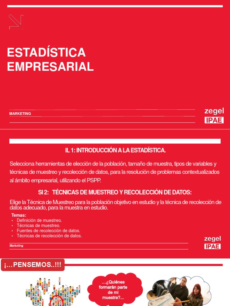 Il 1 - Tema 2 - PPT - 2estad. | PDF