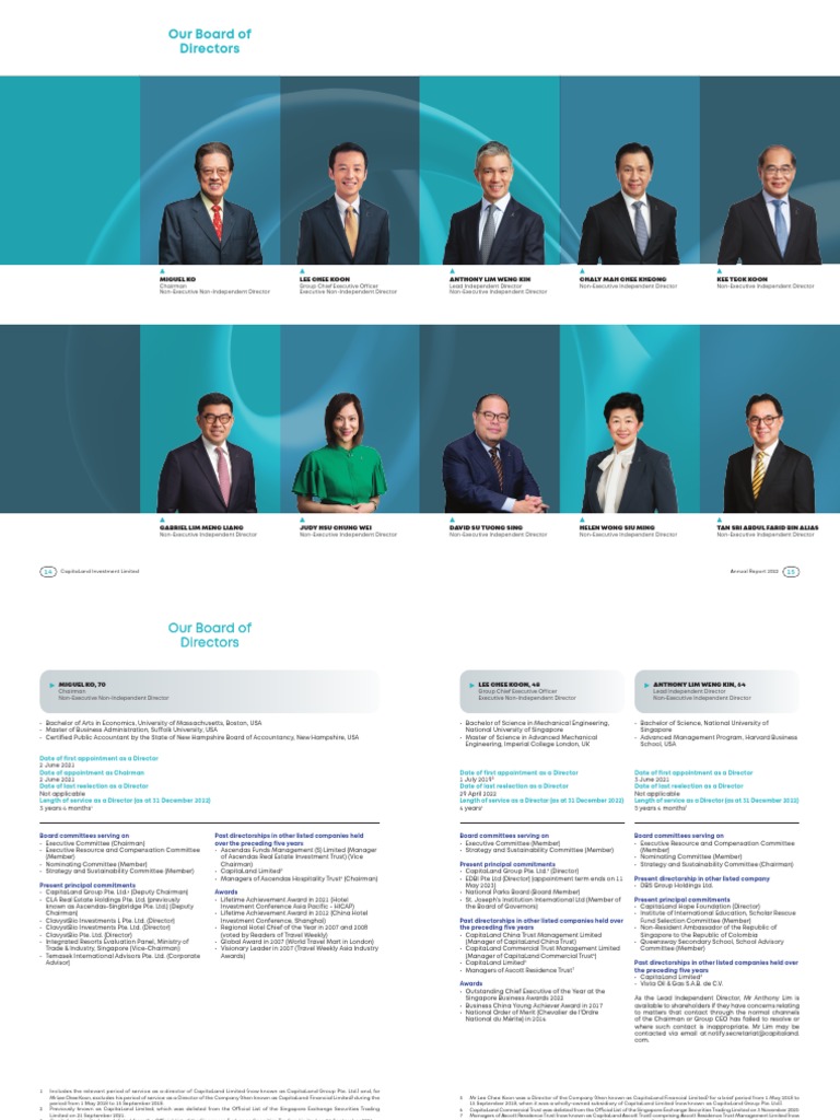 Our Board of Directors | PDF