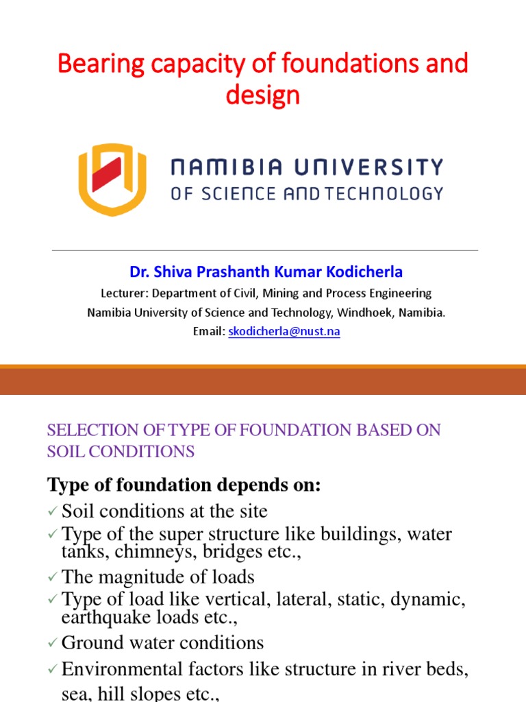 Bearing Capacity | PDF | Foundation (Engineering) | Deep Foundation