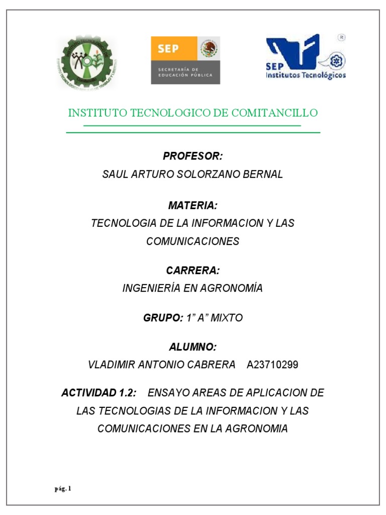 Actividad 1.2 Tics | PDF