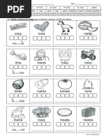 Ficha de Trabalho - Vogais e Ditongos | PDF | Artes Linguísticas e ...